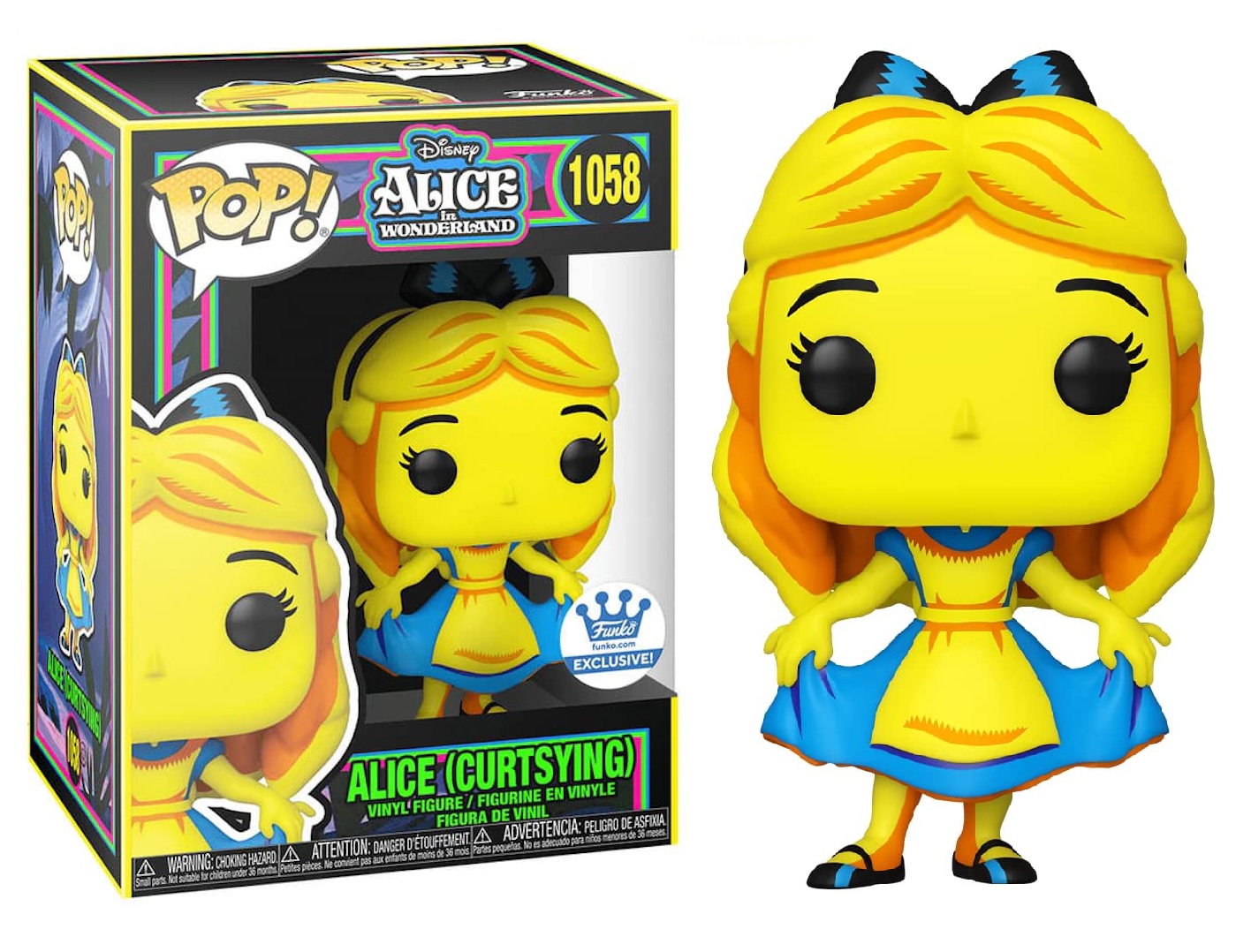 Funko Pop! Disney 1058 – Alice in Wonderland – Alice (Curtsying) black ... Funko Pop! Disney 1058 – Alice in Wonderland – Alice (Curtsying) black ...